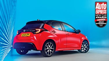 Affordable Hybrid Car of the Year 2021 Toyota Yaris Auto Express